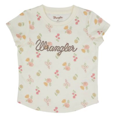 Wrangler Wildflower T-Shirt, 3T,Marshmallow at Tractor Supply Co