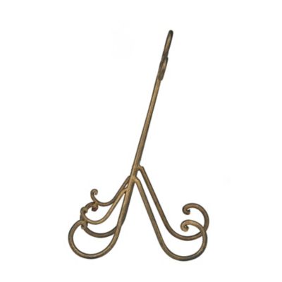 Harper & Willow Brown Metal Scroll Display Easel