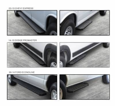 Black Horse Off Road Spartan Running Boards Black 14-25 Ram ProMaster 1500
