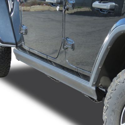 Black Horse Off Road Elite Retractable Power Board Black 18-25 Jeep ...