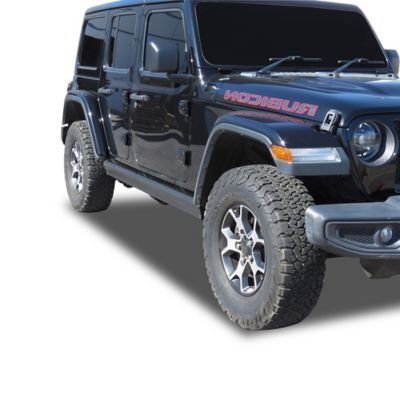 Black Horse Off Road Elite Retractable Power Board Black 18-25 Jeep ...