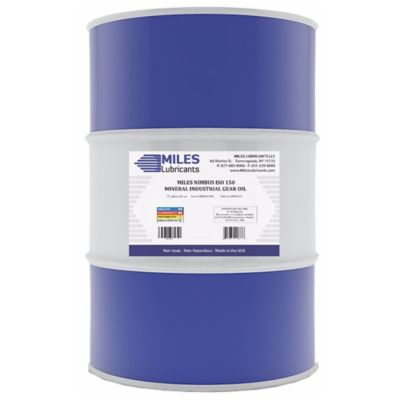 Miles Lubricants MILES NIMBUS 150 (INDUSTIAL GEAR OIL)(400 lb) DRUM at ...