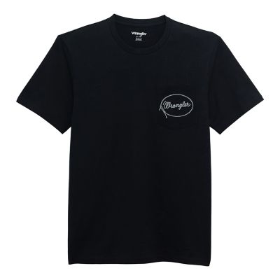 Wrangler Men's Rodeo Back Graphic T-Shirt, M,Black at Tractor Supply Co
