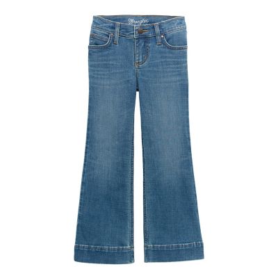 Wrangler Girl's Trouser Jean, 7 Reg,Denim at Tractor Supply Co