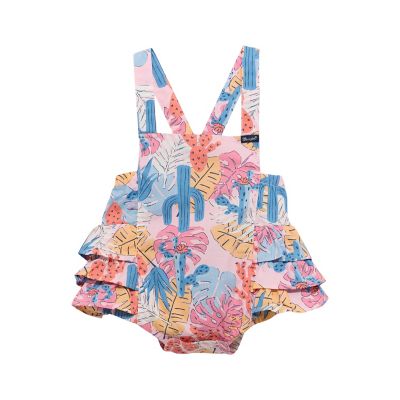 Wrangler Baby Girl's Cactus Print Onesie, 18M,Pink at Tractor Supply Co