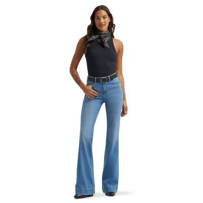 Wrangler Women's Bespoke High Rise Trouser Jean, 29x34,Bristol at ...