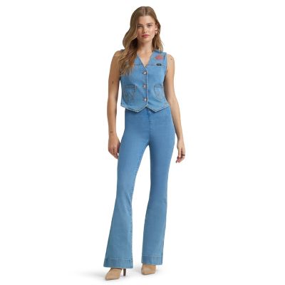 Wrangler x Lainey Wilson Women's Pull On Flare Jean, 29x34,Denim at ...