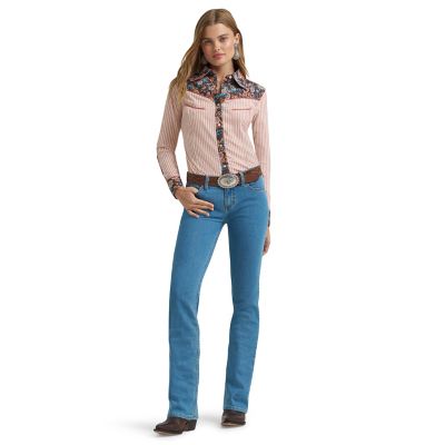 Wrangler x Lainey Wilson Women's Mae Bootcut Jean, 28x34,Denim at ...