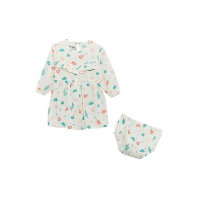 Wrangler Baby Girl's Western Dress, 12M,White at Tractor Supply Co