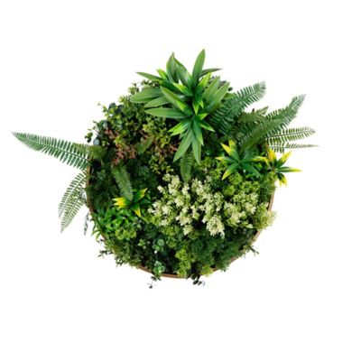 Nearly Natural 20 in. UV Resistant Artificial Queensland Rainforest ...