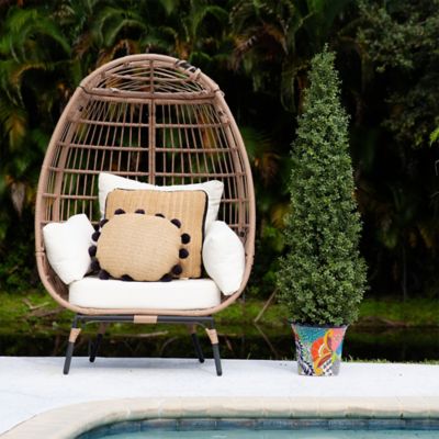 Nearly Natural 10in. x 12in. Handmade Mexican Talavera Ceramic Planter ...