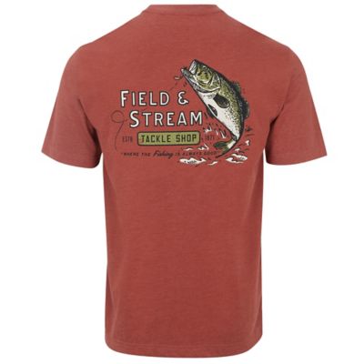 Field & Stream Men's Tackle Shop Crew Neck Short-Sleeve T-Shirt, 3XL ...
