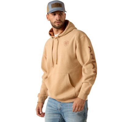 Ariat Men's Ariat Logo Hoodie, XXXL,Tan Heather at Tractor Supply Co