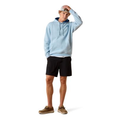 Ariat Men's Ariat Logo Hoodie, XXXL,Baby Blue Heather at Tractor Supply Co