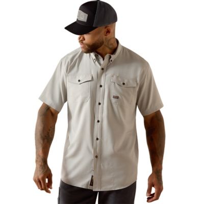 Ariat Men's Rebar Made Tough VentTEK DuraStretch Short Sleeve Work ...