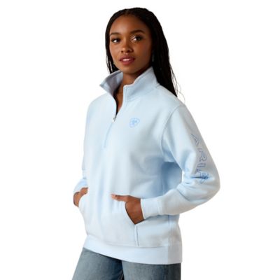 Ariat Women's Foundation Logo 1/2 Zip Sweatshirt at Tractor Supply Co