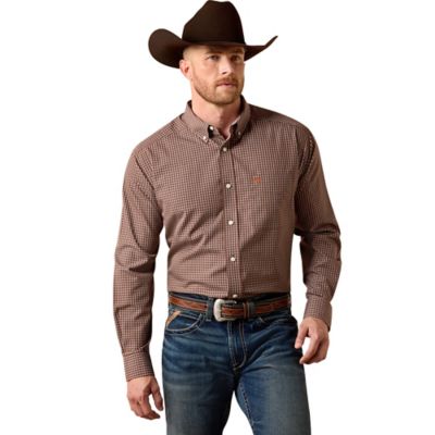 Ariat Men's Wrinkle Free Coen Classic Fit Long Sleeve Shirt, XL ...