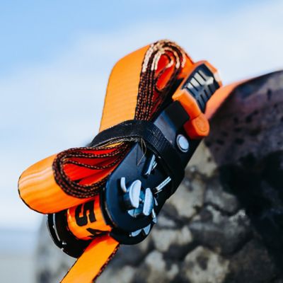 Gorilla Sliding Ratchet Straps with Ergonomic Grip and Locking Caps - 2 ...