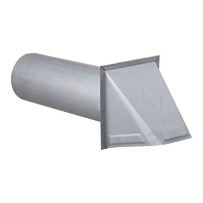 Lambro 4 in., 26 Gauge Paint Grade Galvanized Wall Exhaust Hood Vent ...