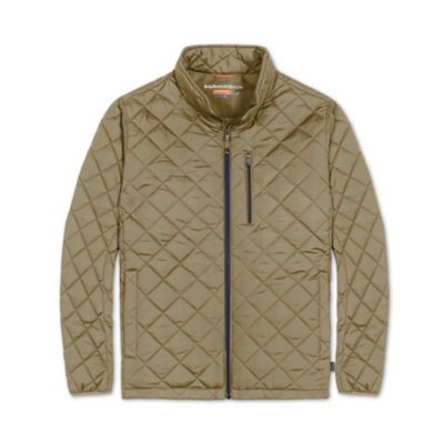 HAWKE & CO Diamond Quilted Heritage Jacket, L,Bark at Tractor Supply Co