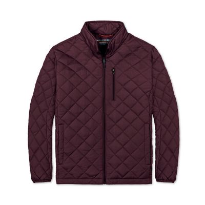 HAWKE & CO Diamond Quilted Heritage Jacket, XL,Burgundy at Tractor ...