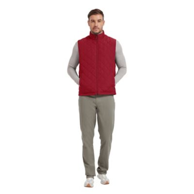 HAWKE & CO Men's Diamond quilt Heritage vest, M,Cpepper at Tractor ...