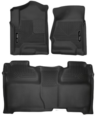 Husky Liners X-act Contour Floor Mats 14-18 Chevy Silv GMC Sierra 1500 ...
