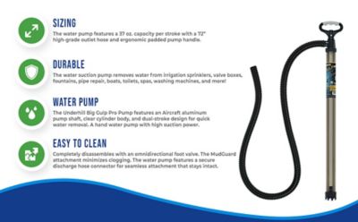 GULP PRO Hand Water Pump with MudGuard and Drain Tubing at Tractor ...