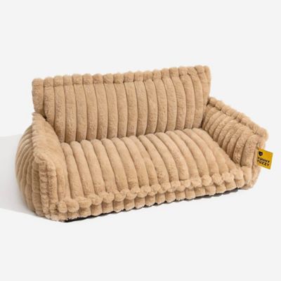 FunnyFuzzy Washable Fluffy Dog Sofa Bed, Large,Camel at Tractor Supply Co