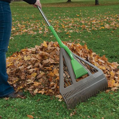 Ames 2-piece Leaf Raking Set with Poly Rake and Steel Tine Rake at ...