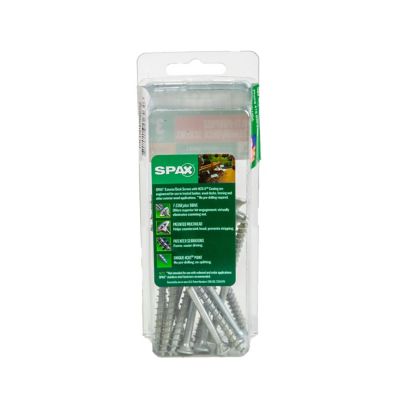 SPAX 10 x 3in. Exterior Wood Deck Screws Construction Flat Head T-Star ...