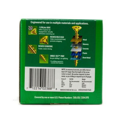 SPAX 10 x 3in. Interior Wood Screws Construction Flat Head T-Star Plus ...