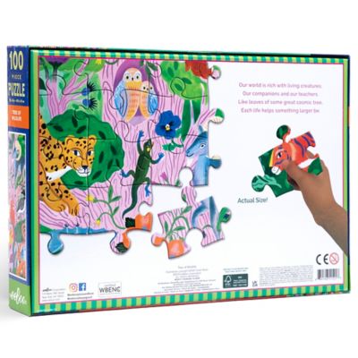 eeBoo 100 pc. Puzzle: Tree of Wildlife