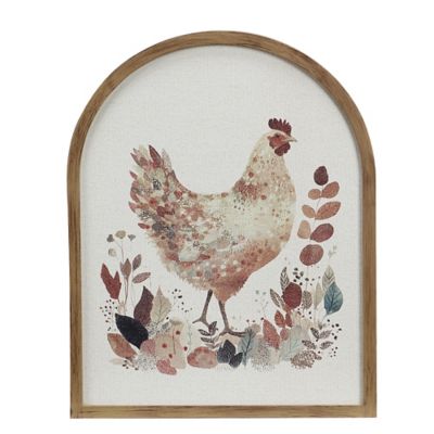Red Shed Wood Chicken Family Framed Sign, 7 in. at Tractor Supply Co