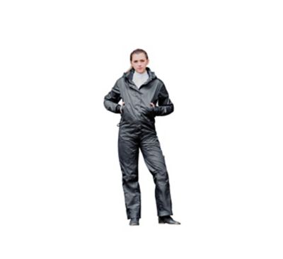 REDINGOTE Women's Waterproof Rain Gear, S,Caviar at Tractor Supply Co
