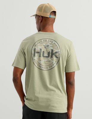 Huk Marlin Circle Pocket T-Shirt, XL,Seagrass at Tractor Supply Co