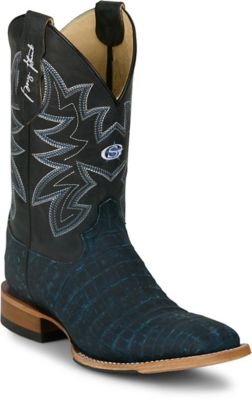 Justin Men's George Strait Caiman, 7.5 EE,Dusty Blue at Tractor Supply Co
