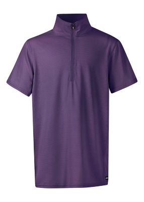 Kerrits Kids Ice Fil Lite Short Sleeve Riding Shirt, M,Purple at ...