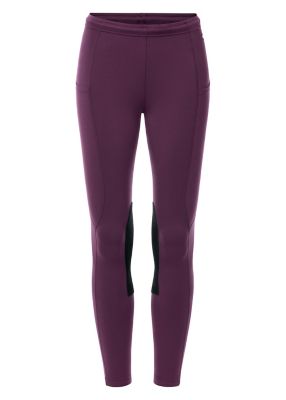 Kerrits Kids Performance Knee Patch Pocket Riding Tight, L,Velvet Plum ...