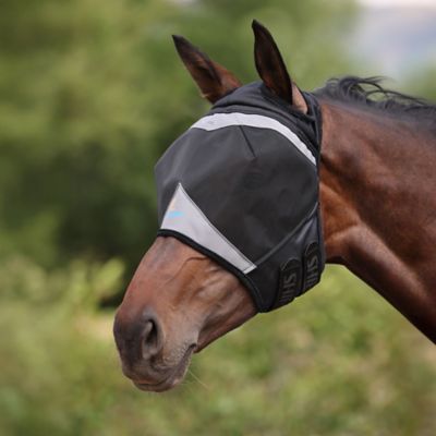 Shires Equestrian Products Fine Mesh Fly Mask With Ear Hole, Small Pony ...