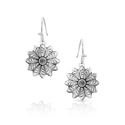 Montana Silversmiths Flower Rowel Earrings at Tractor Supply Co