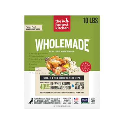 The Honest Kitchen Whole Grain Chicken Recipe Dehydrated Dog Food, 10 ...