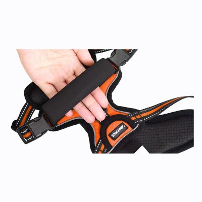 GOOPAWS Adjustable Padded Easy Control Lightweight Reflective Dog Harness