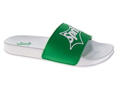 Coca-Cola Classic Logo Casual Sandals for Adults, 9/10,Green/White at ...