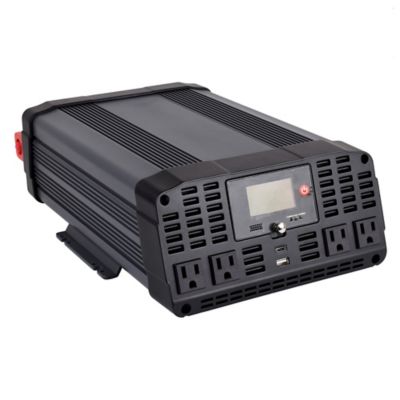 Technaxx 4-AC Outlet and 2-USB Port TE22 Pure Sine Wave Vehicle Power ...