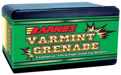 Barnes Bullets Varmint Grenade Ultra High Velocity .22 Hornet 30-Grain ...