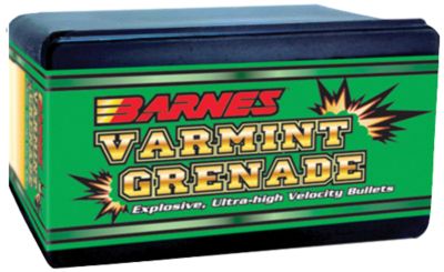 Barnes Bullets Varmint Grenade Ultra High Velocity .22 Hornet 30-Grain ...