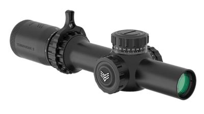 Swampfox Optics 1-4x 24mm Tomahawk II Rifle Scope, 30mm Tube, Bright ...