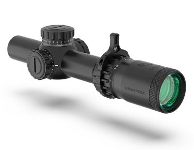 Swampfox Optics 1-4x 24mm Tomahawk II Rifle Scope, 30mm Tube, Bright ...