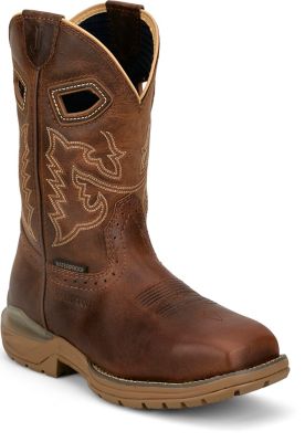 Justin Men's Warhawk Comp Work Boot, 10 D,Oilpatch Tan at Tractor Supply Co